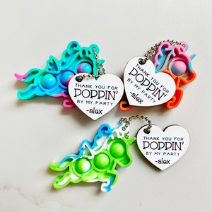 Set of Mixed Pop Its Birthday Party Favor for Kids | Non Candy ...