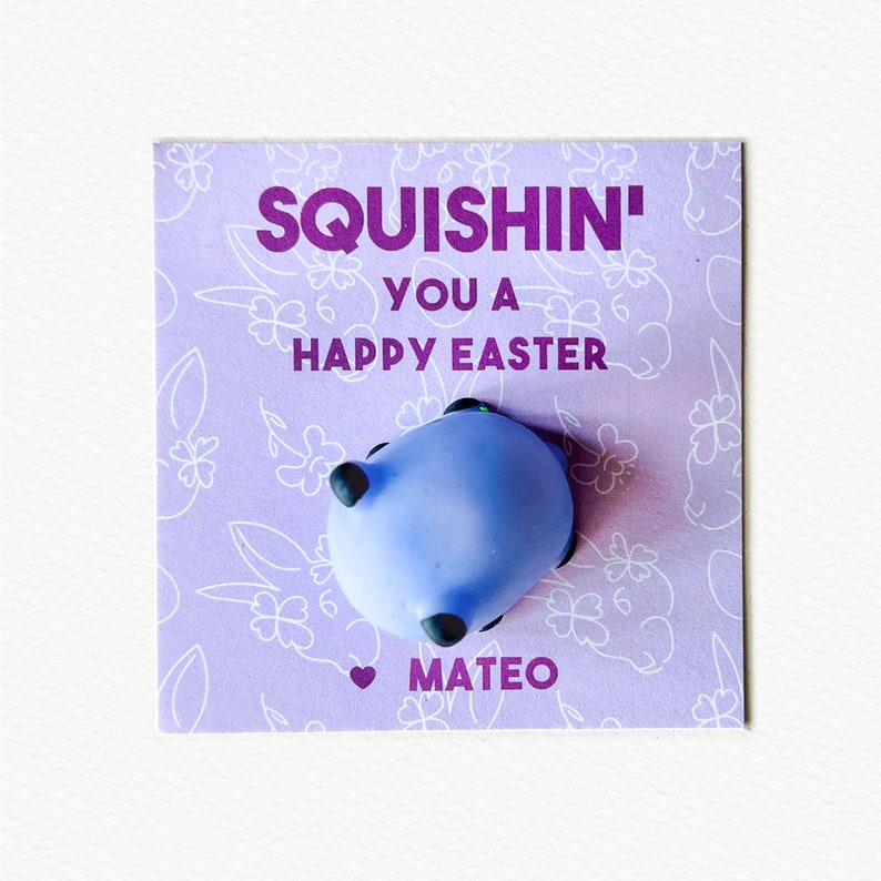 Squishy Happy Easter Party Favor for Classroom, Fidget Toy for Kids ...