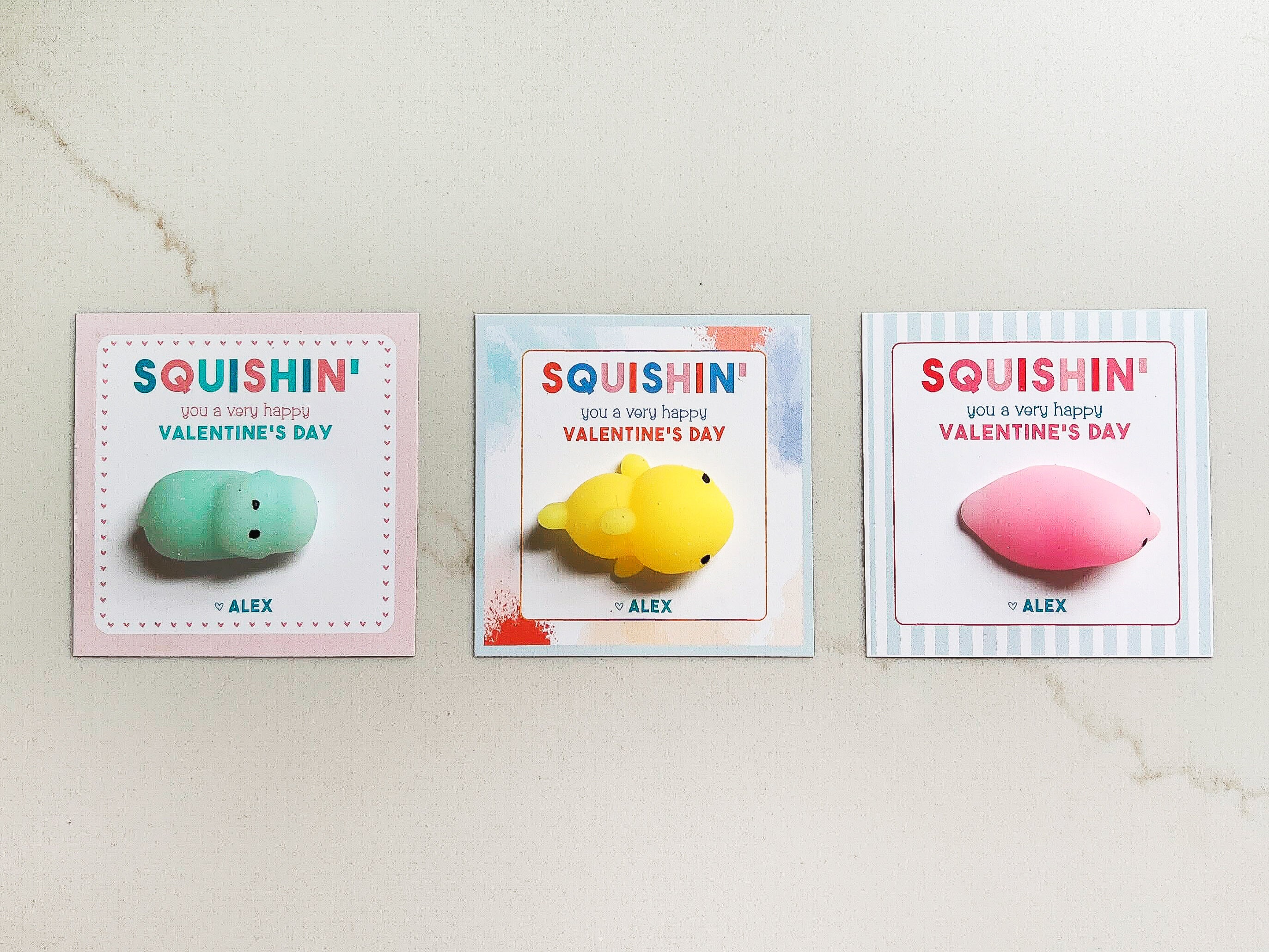 Squishy Valentine's Day Party Favor for Classroom, Fidget Toy for Kids ...