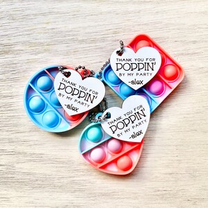 Set of Mixed Pop Its Birthday Party Favor for Kids | Non Candy ...