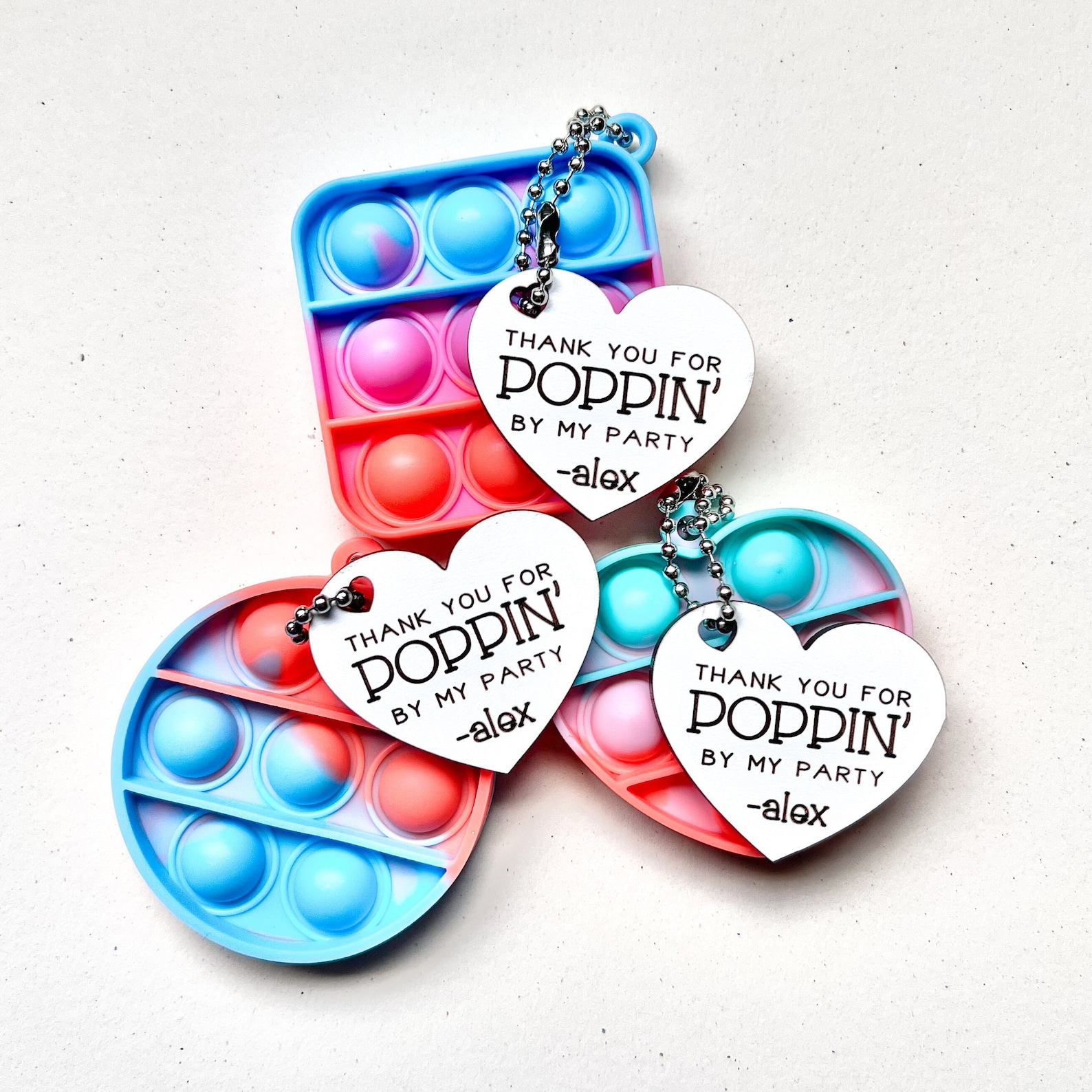 Set of Mixed Pop Its Birthday Party Favor for Kids Non Candy Classroom ...