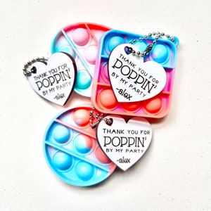 Set of Mixed Pop Its Birthday Party Favor for Kids | Non Candy ...