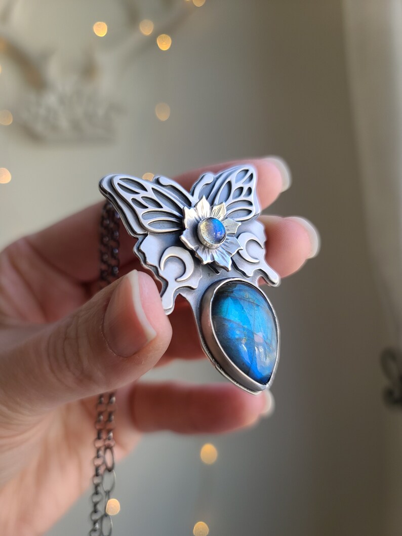 Butterfly Transformation Necklace. Labradorite. Butterfly - Etsy
