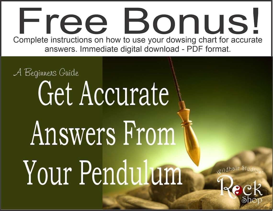 Pendulum Chart Digital Download Printable Alphabet Pendulum - Etsy