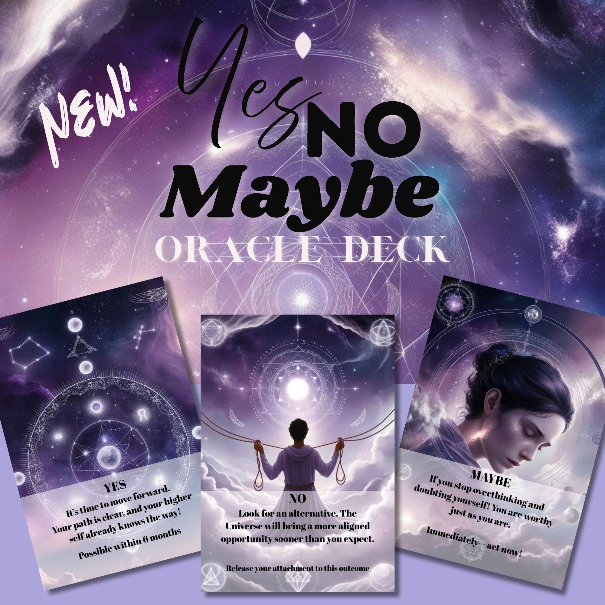 Yes No Maybe Oracle Deck: 44 Card Divination for Clarity - Etsy
