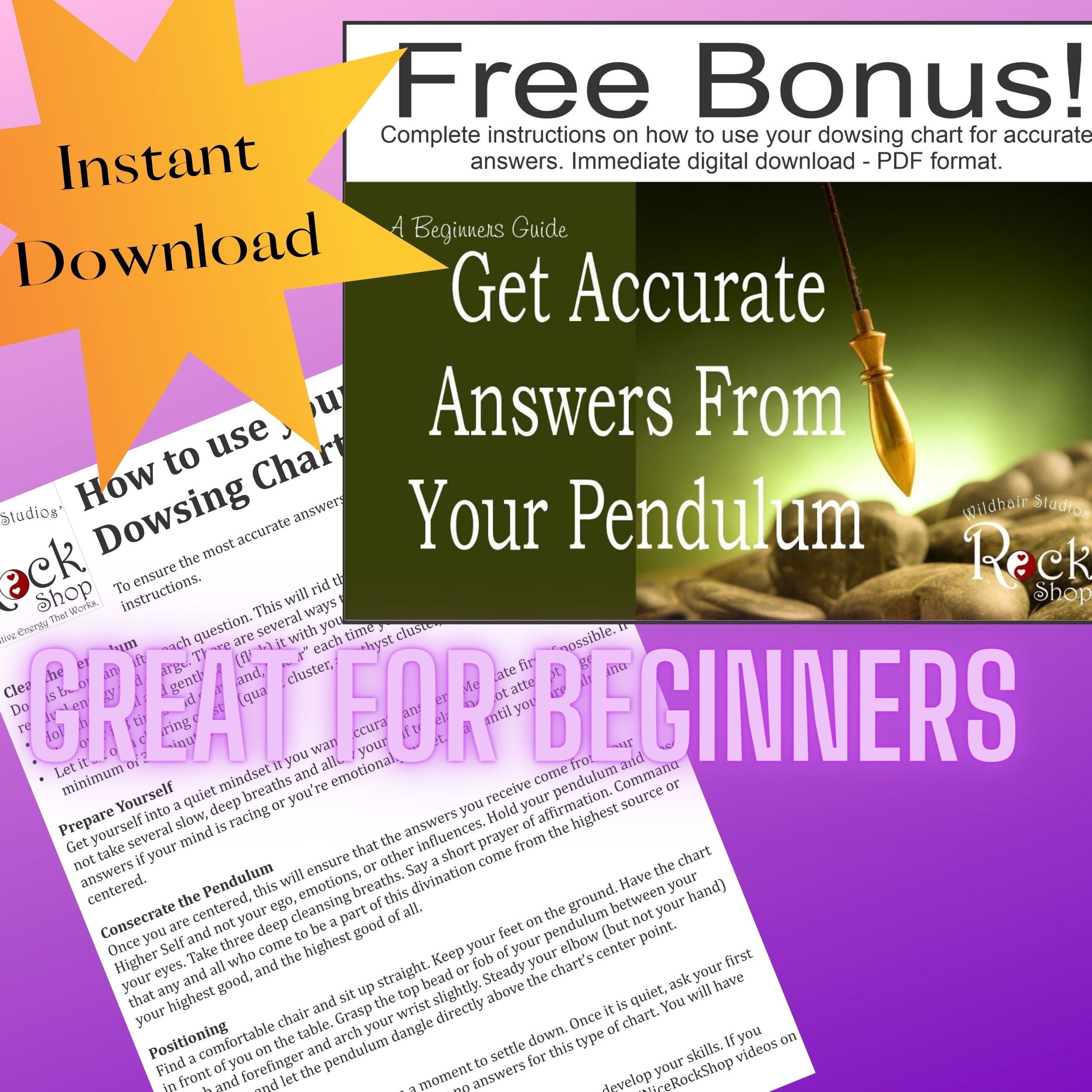 Pendulum Board With a Colorful Feather Design Digital Downloadable ...