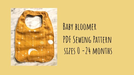 Baby Bib PDF Sewing Pattern: Bib Baby Toddler Baby Bib - Etsy