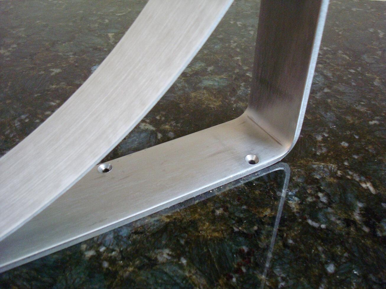 11 Inch Brushed Stainless Steel Countertop Corbel Support Mantel ...