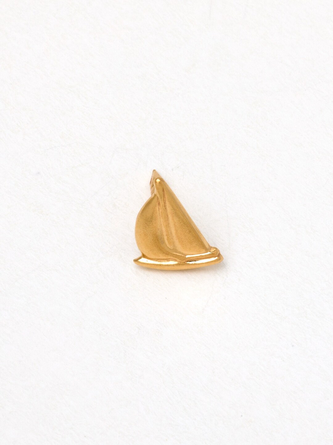 A Unique Pin Tiny Boat Sailingbot Sailing Jewelry Handmade Pin Golden ...