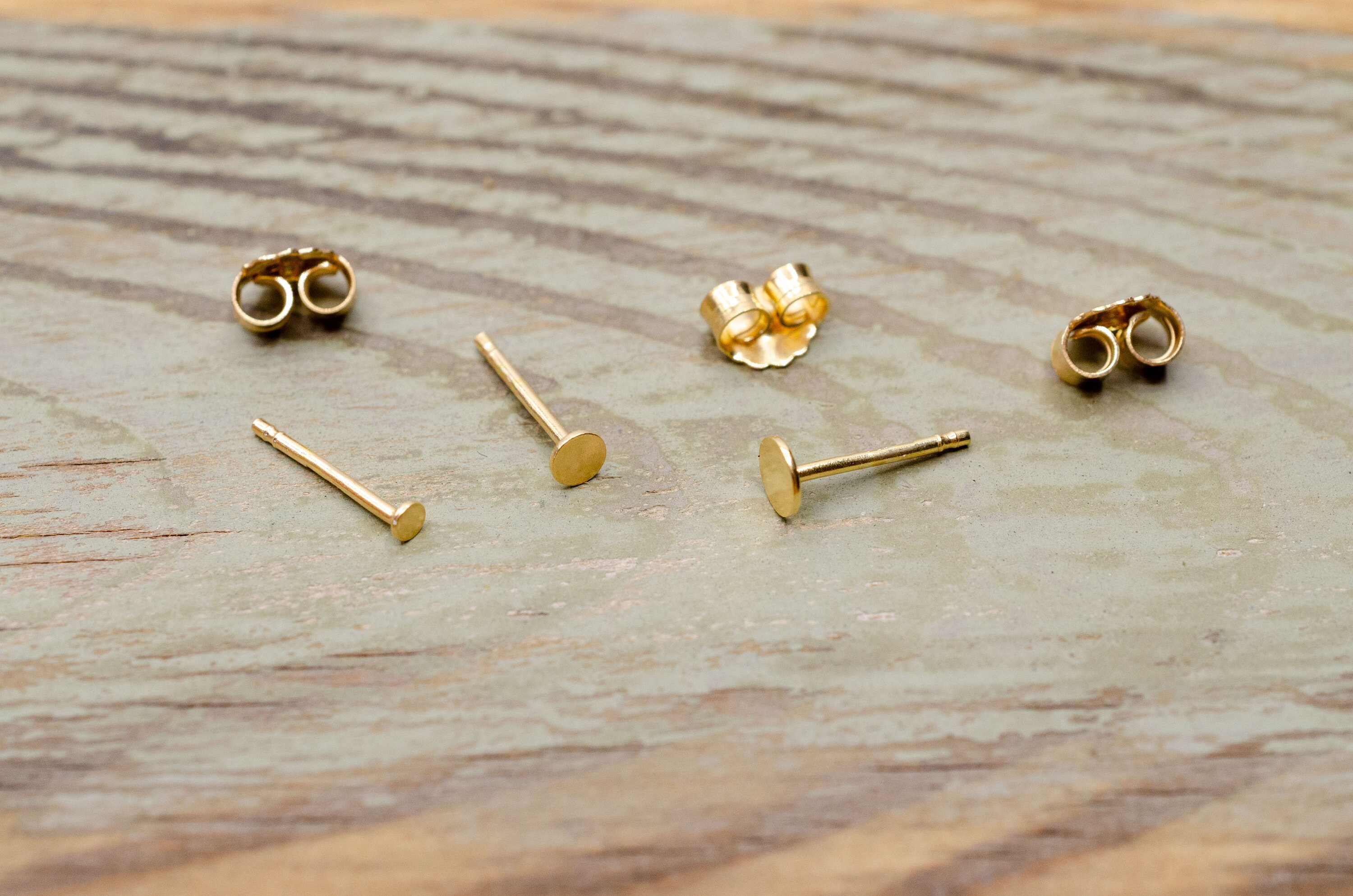 Set of 3 Teeny Tiny Dot Studs Small Studs Disc Earstuds | Etsy