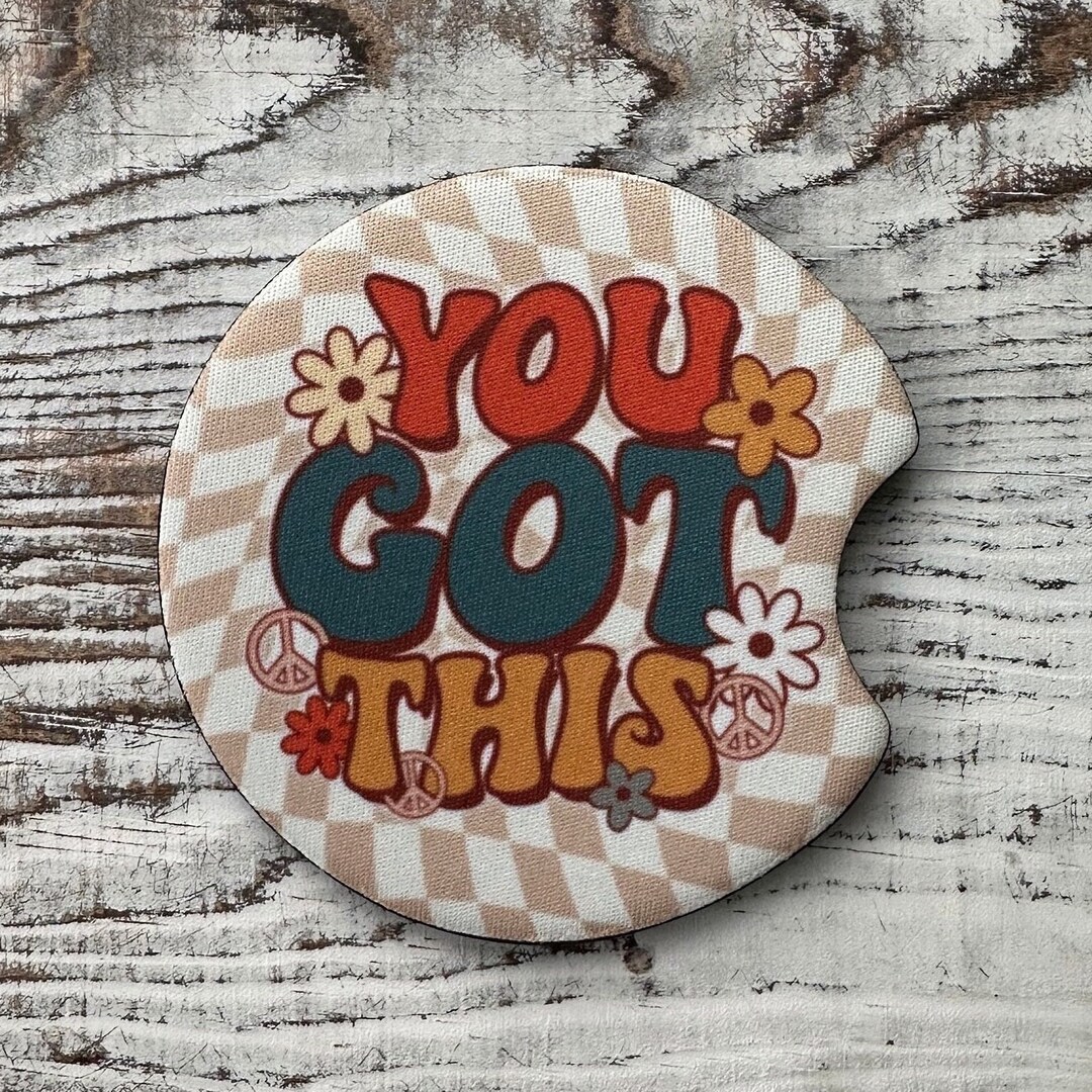 Motivational Car Coasters - Etsy