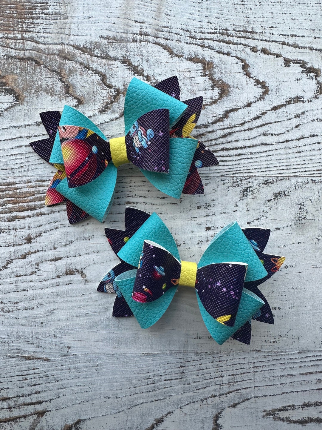 Pikachu Theme Hair Bows - Etsy