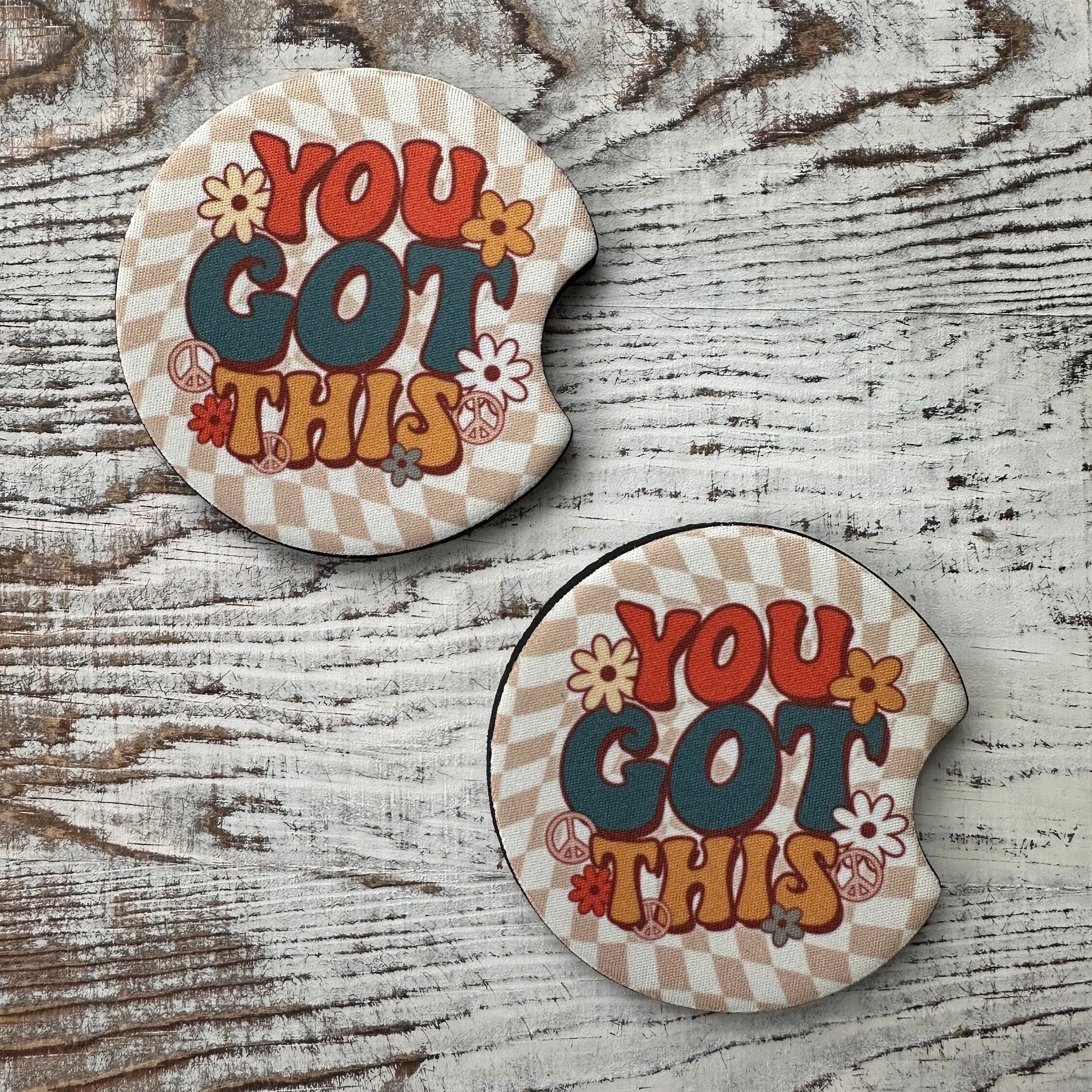 Motivational Car Coasters - Etsy