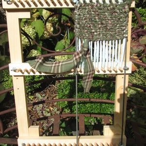 Handmade Adjustable Twining Loom Rag Rug Placemats Trivet Eco Friendly ...