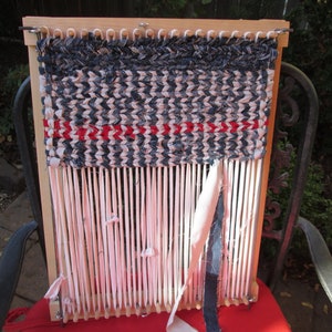 Handmade Adjustable Twining Loom Rag Rug Placemats Trivet Eco - Etsy