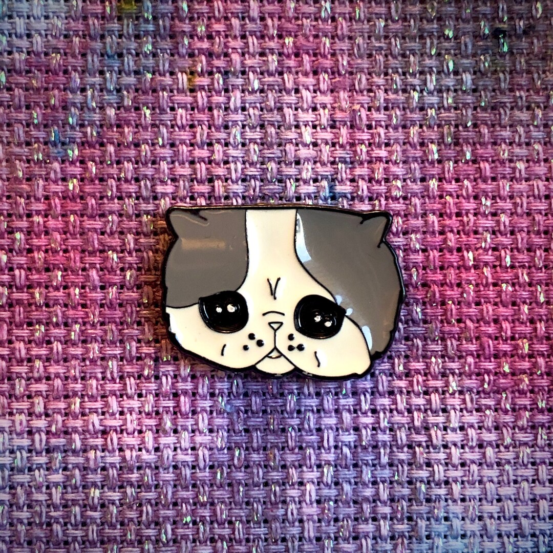 Sad Cat Magnetic Needle Minder Needle Nanny Diamond Painting Cover ...