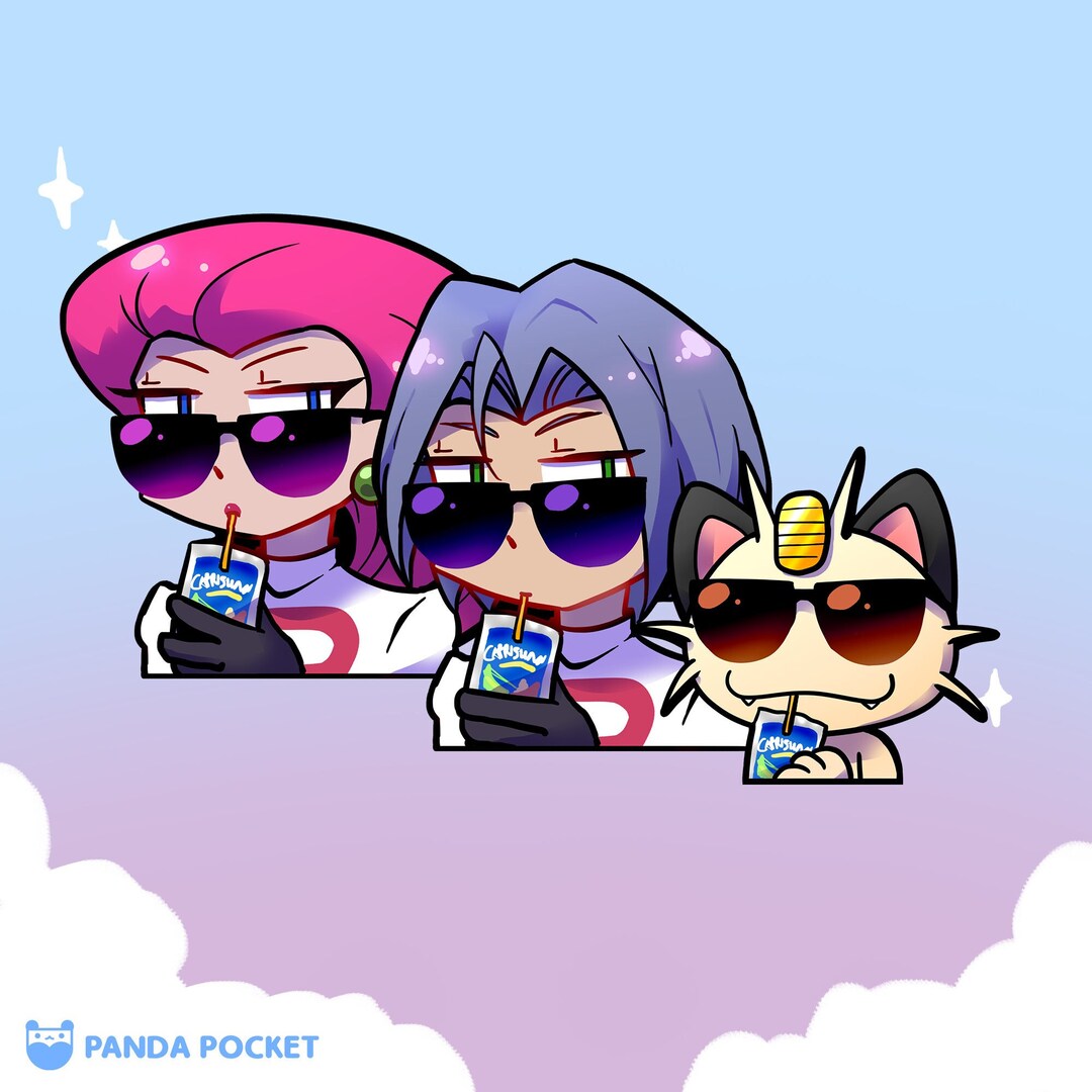 Team Rocket Capri Sun - Vinyl Decals - Etsy