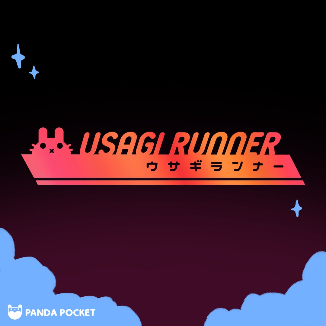 Usagi Runner Decal Sticker - Etsy