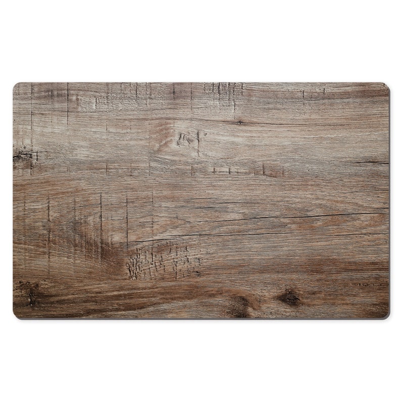 Wood Textured Desk Mats, Minimalist Office Decor, Rustic Wood Grain ...