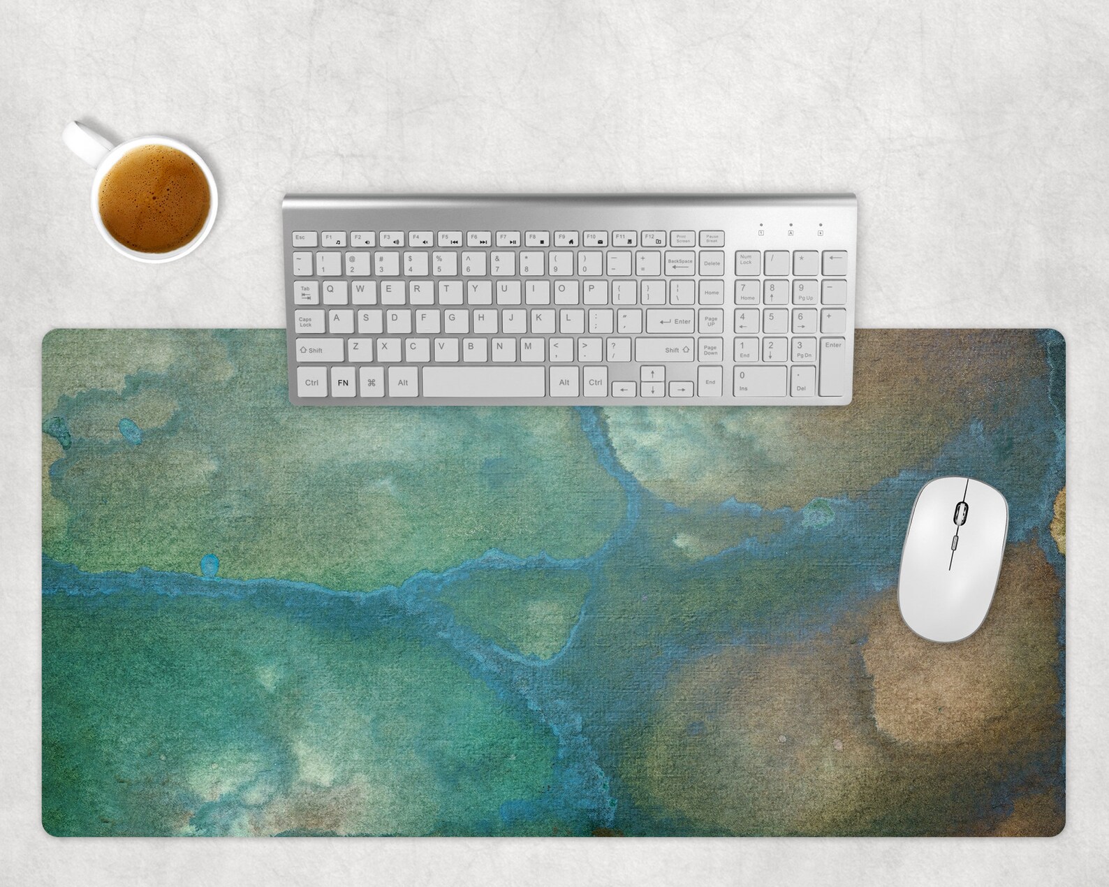 Desk Mats, Ocean Spray Desk Pad, Mystic Computer Gaming Mat, Geometric ...