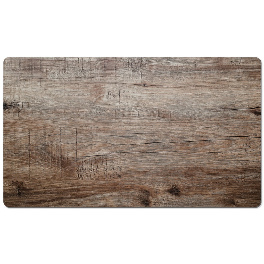 Wood Textured Desk Mats, Minimalist Office Decor, Rustic Wood Grain ...