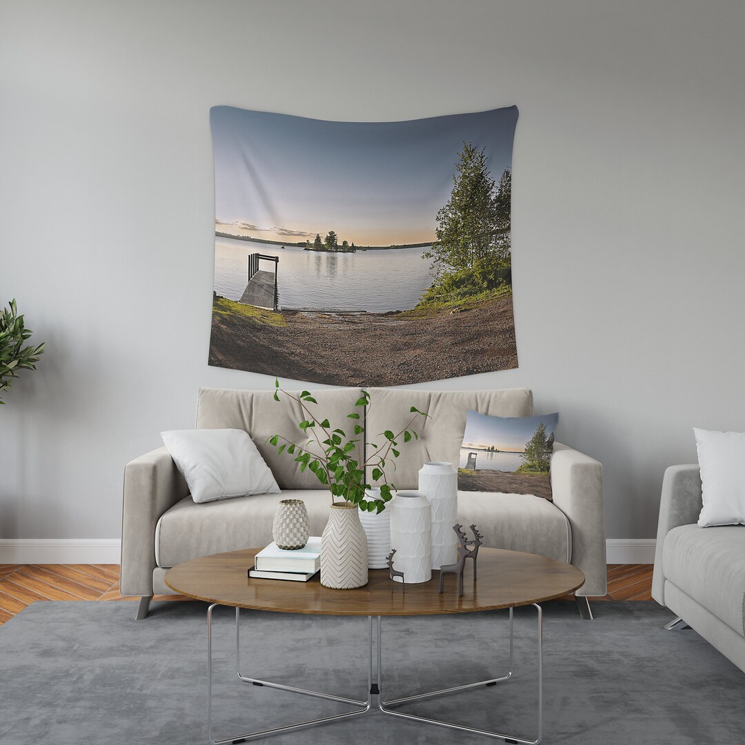 Nature Tapestries, Scenic Country Wall Art, Upper Peninsula Landscape ...