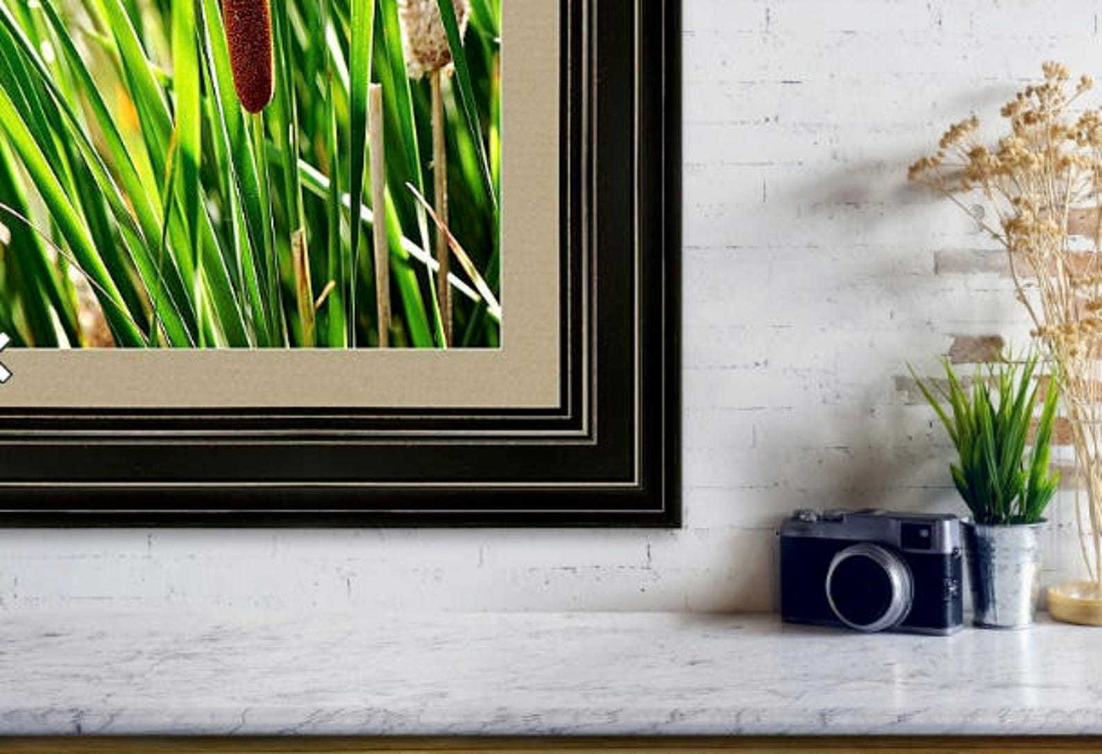 Cattail Photograph, Wetlands Photo, Cattails Wall Art, Wild Grass Image ...