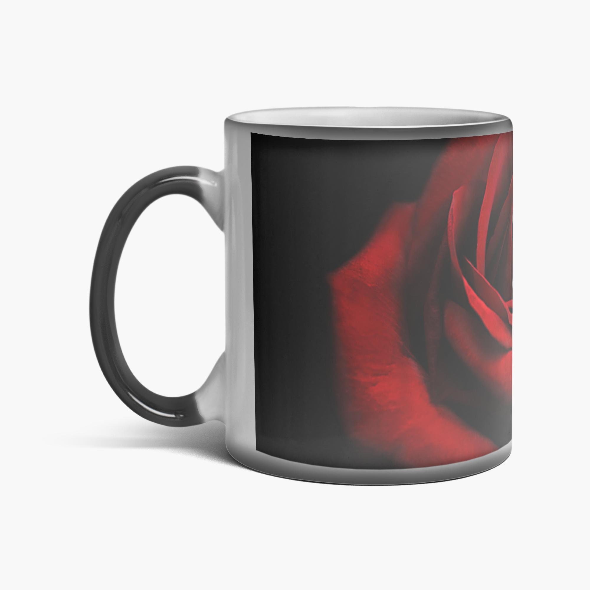 Magic Mugs, Red Rose Coffee Mug, Gothic Mug, Magic Mug, 11 Ounce Mug ...