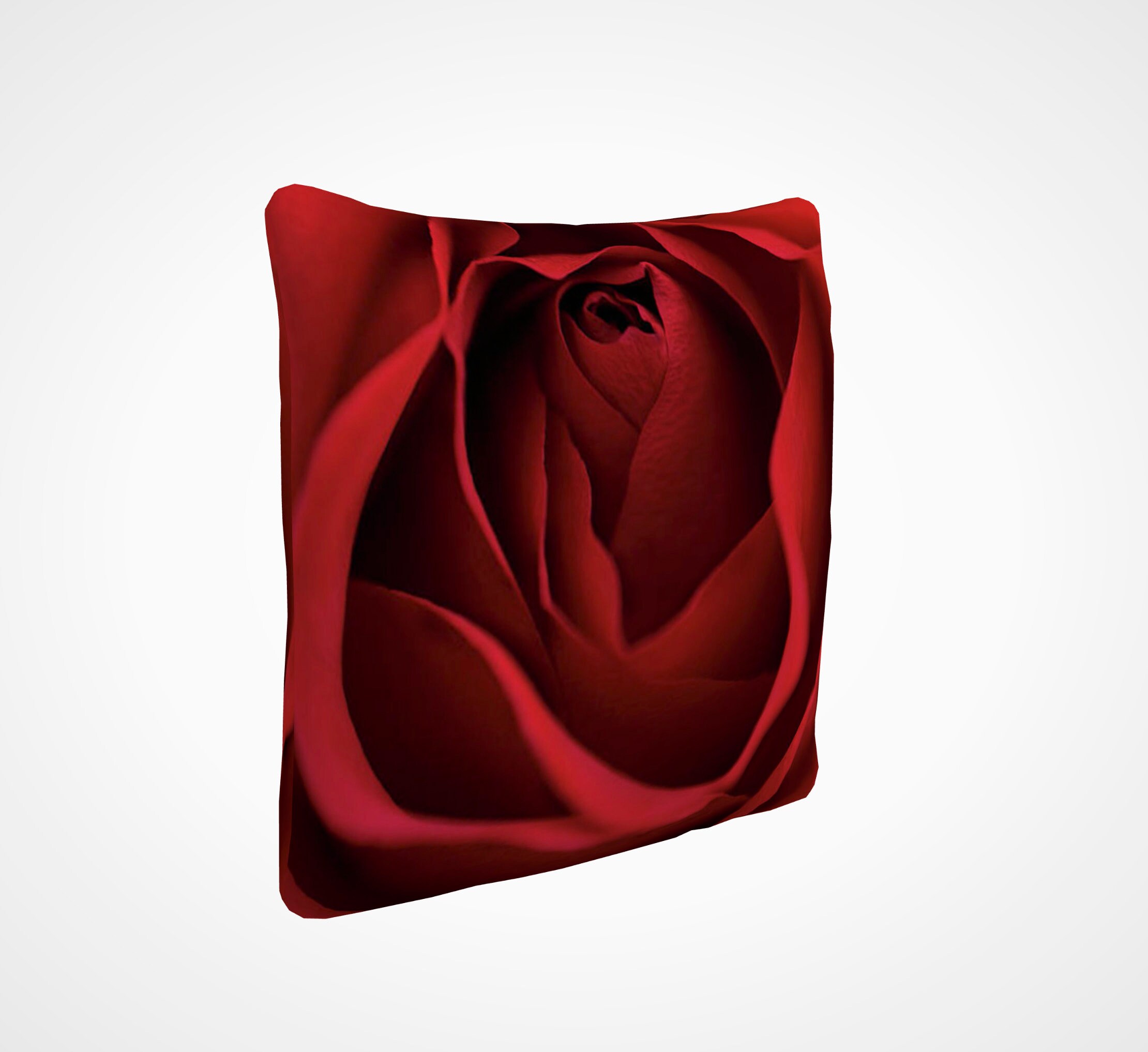 Macro Red Rose Throw Pillow, Decorative Pillows, Accent Pillows, Couch ...