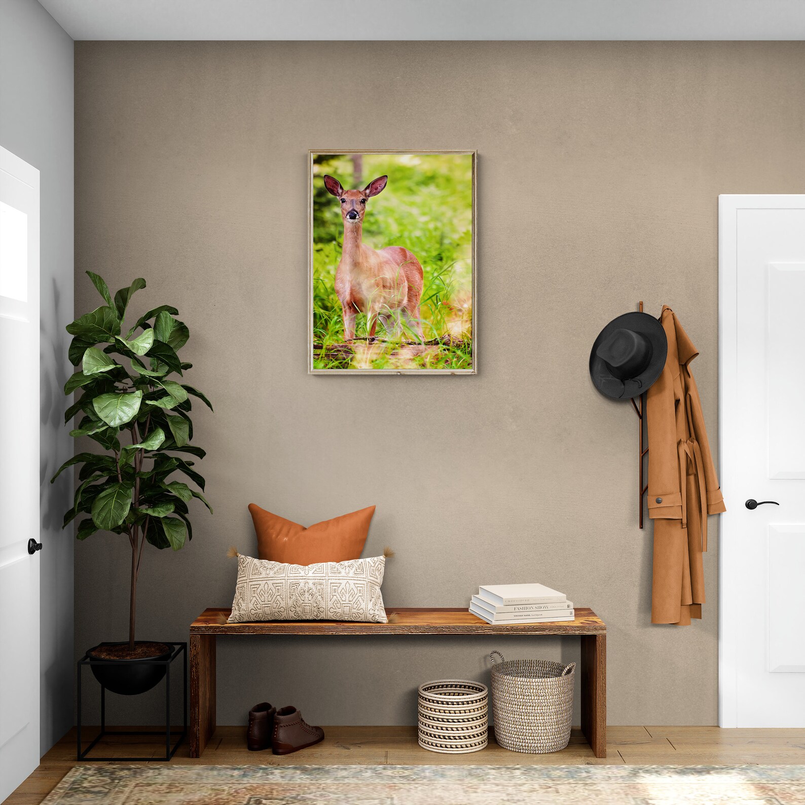 Whitetail Deer Doe Print, Deer Photography, Deer Picture, Wildlife ...