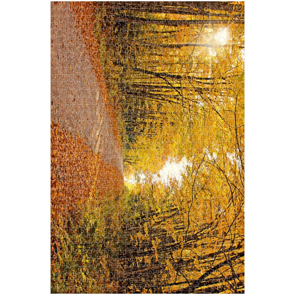 Michigan Upper Peninsula Autumn Road Premium Puzzle, Trees in Fall ...