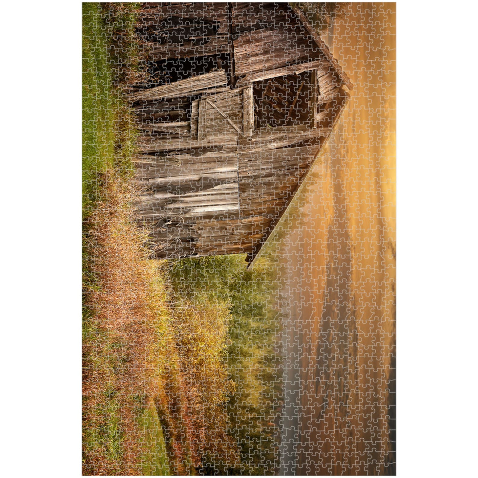 Old Rustic Barn Premium Jigsaw Puzzle, Country Living Puzzles, Upper ...