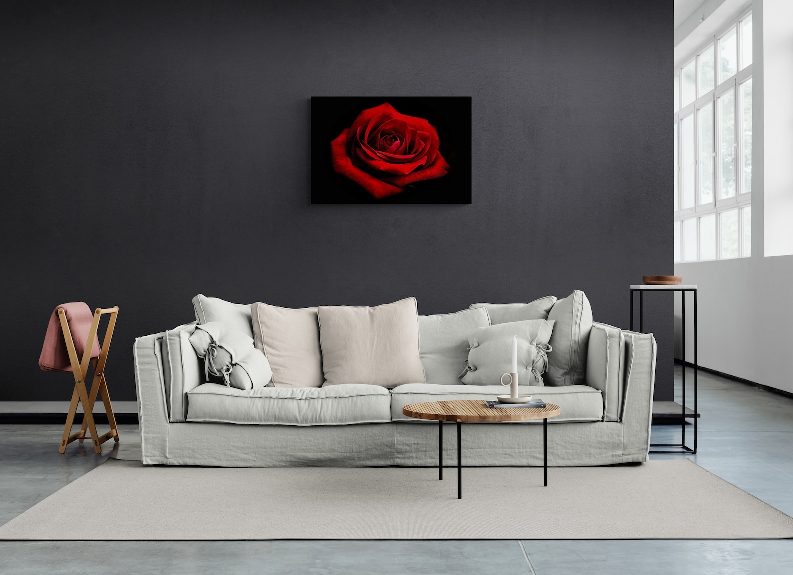 Dark Red Rose Photo, Red Rose Photograph, Rose Fine Art Print, Deep Red ...