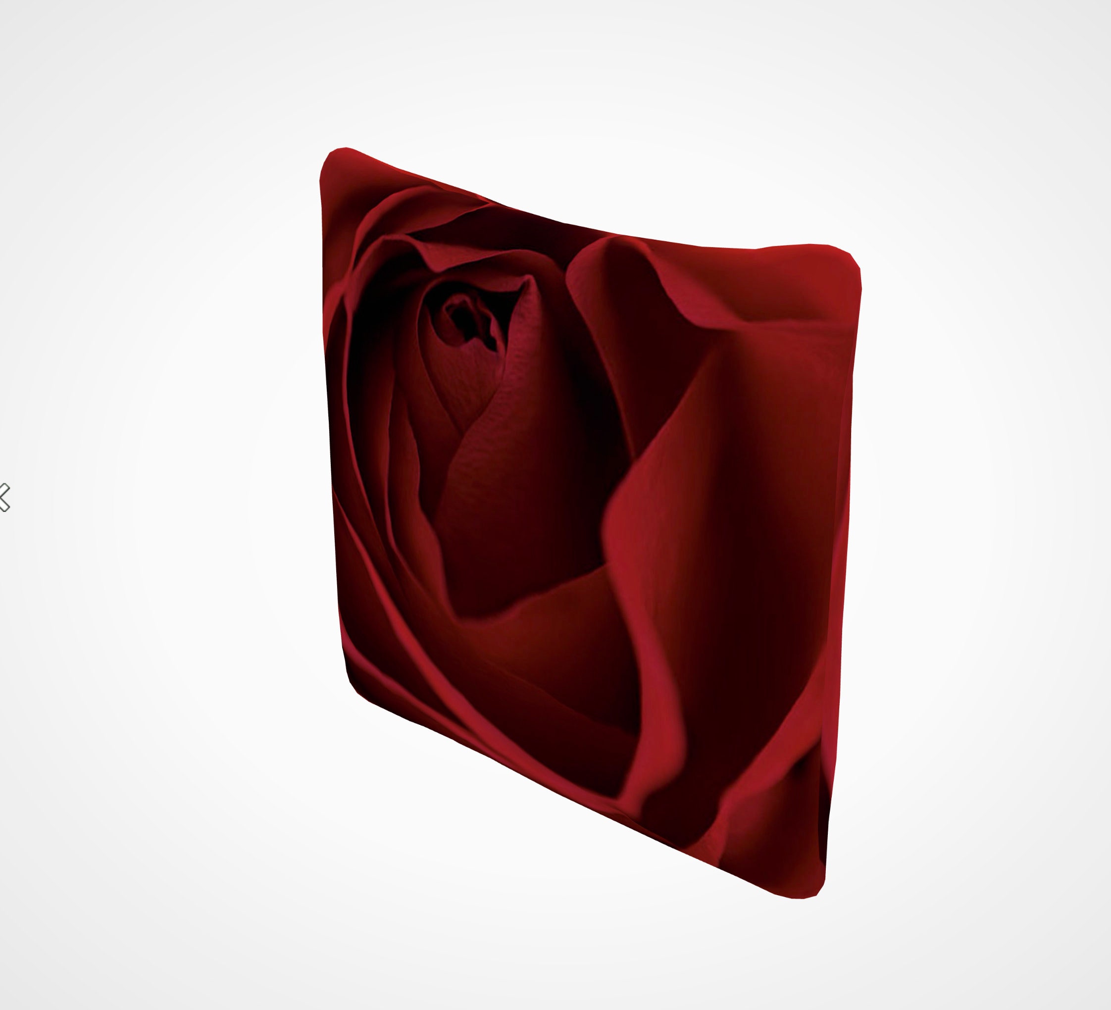 Macro Red Rose Throw Pillow, Decorative Pillows, Accent Pillows, Couch ...