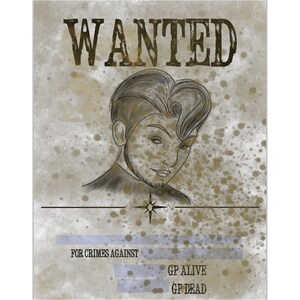 Bounty/wanted Poster Prop 10 Portraits |dirty Background| Printable ...