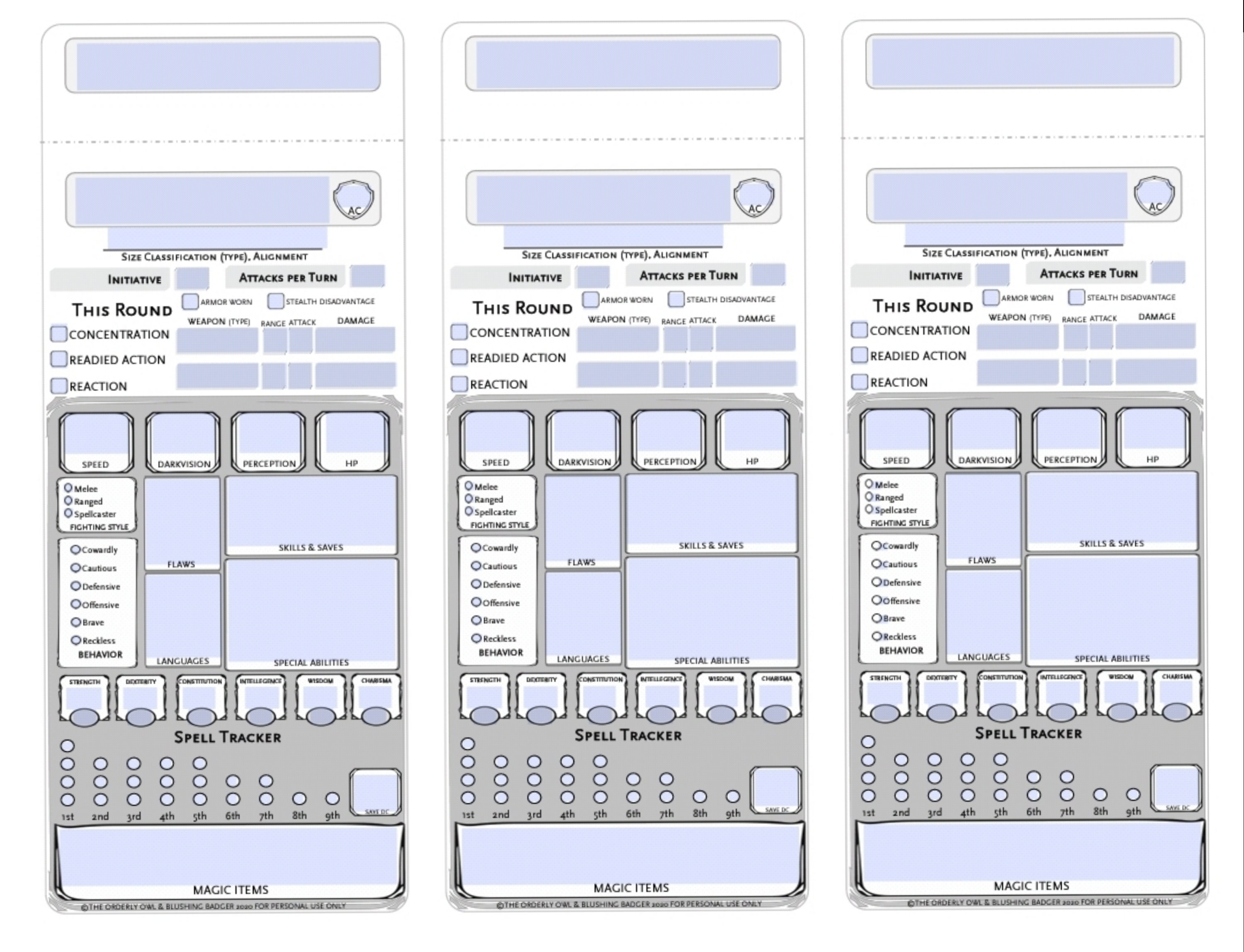 D&D Dungeon Master Bundle Printable Fillable PDF Dungeons | Etsy