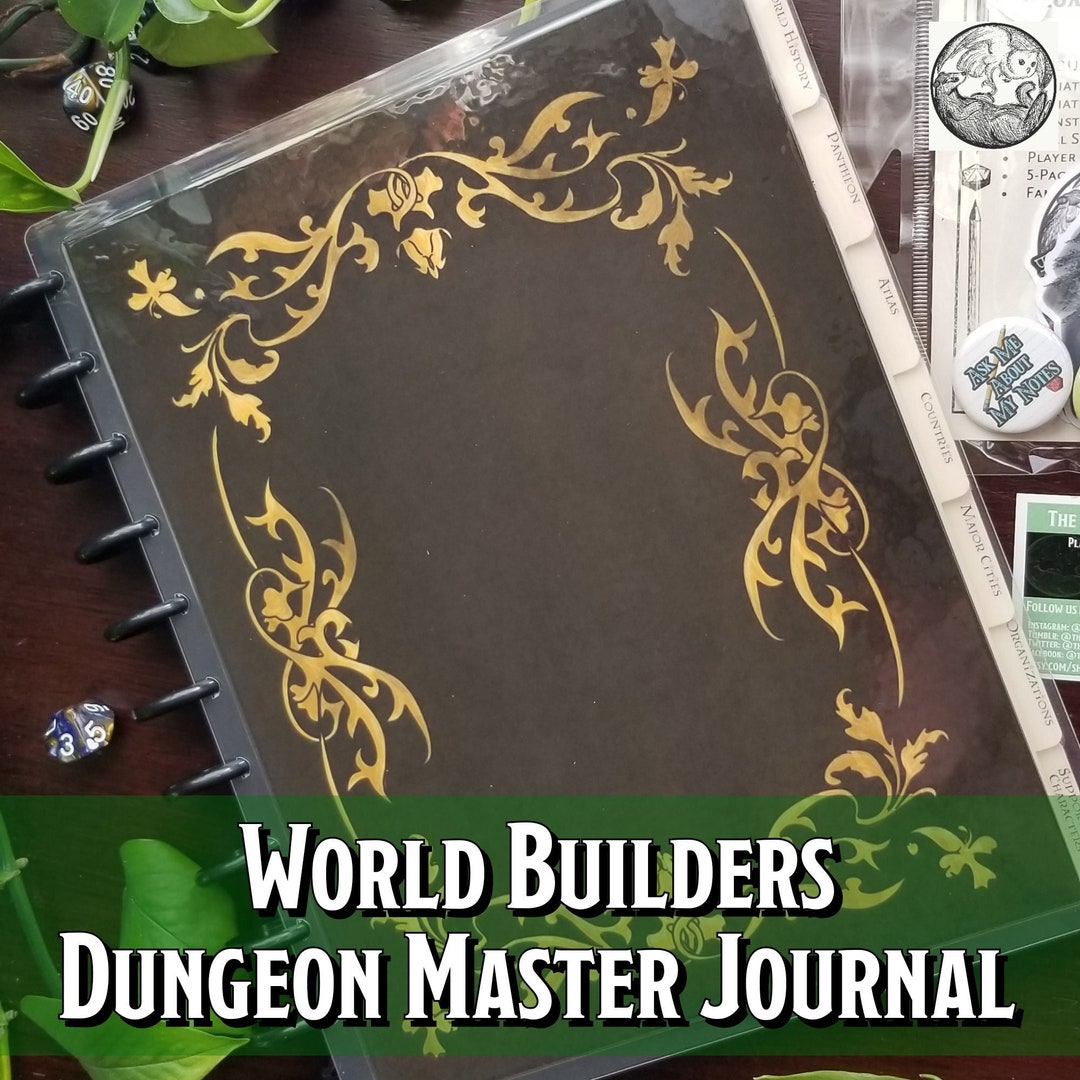 World Builders Dungeon Master Journal D&D 5e | Handmade Custom ...
