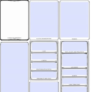 D&D Full Character Sheet Printable Fillable PDF Dungeons and Dragons 5e ...