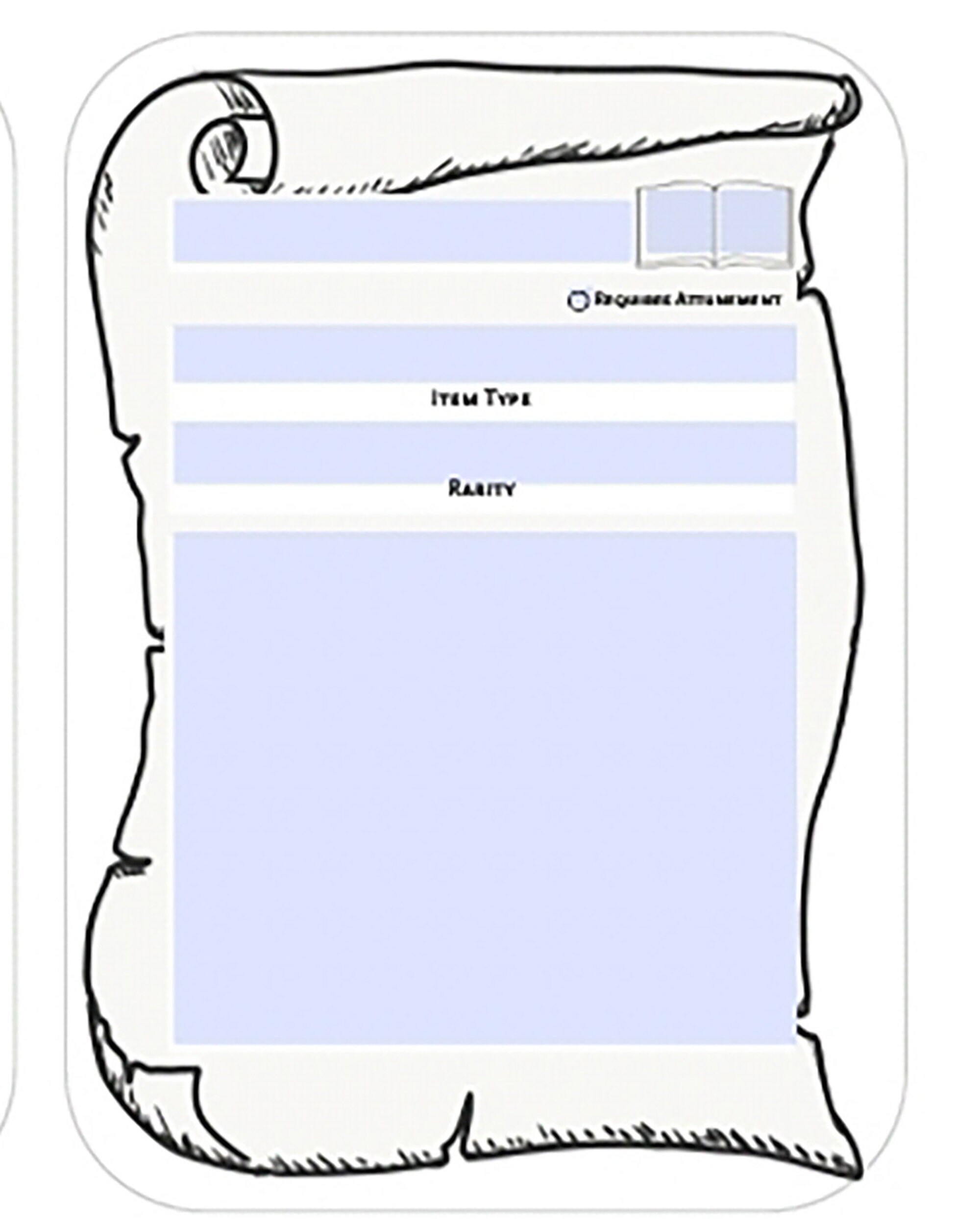Printable D D 5e Fillable Magic Item Cards Blank Template Etsy 