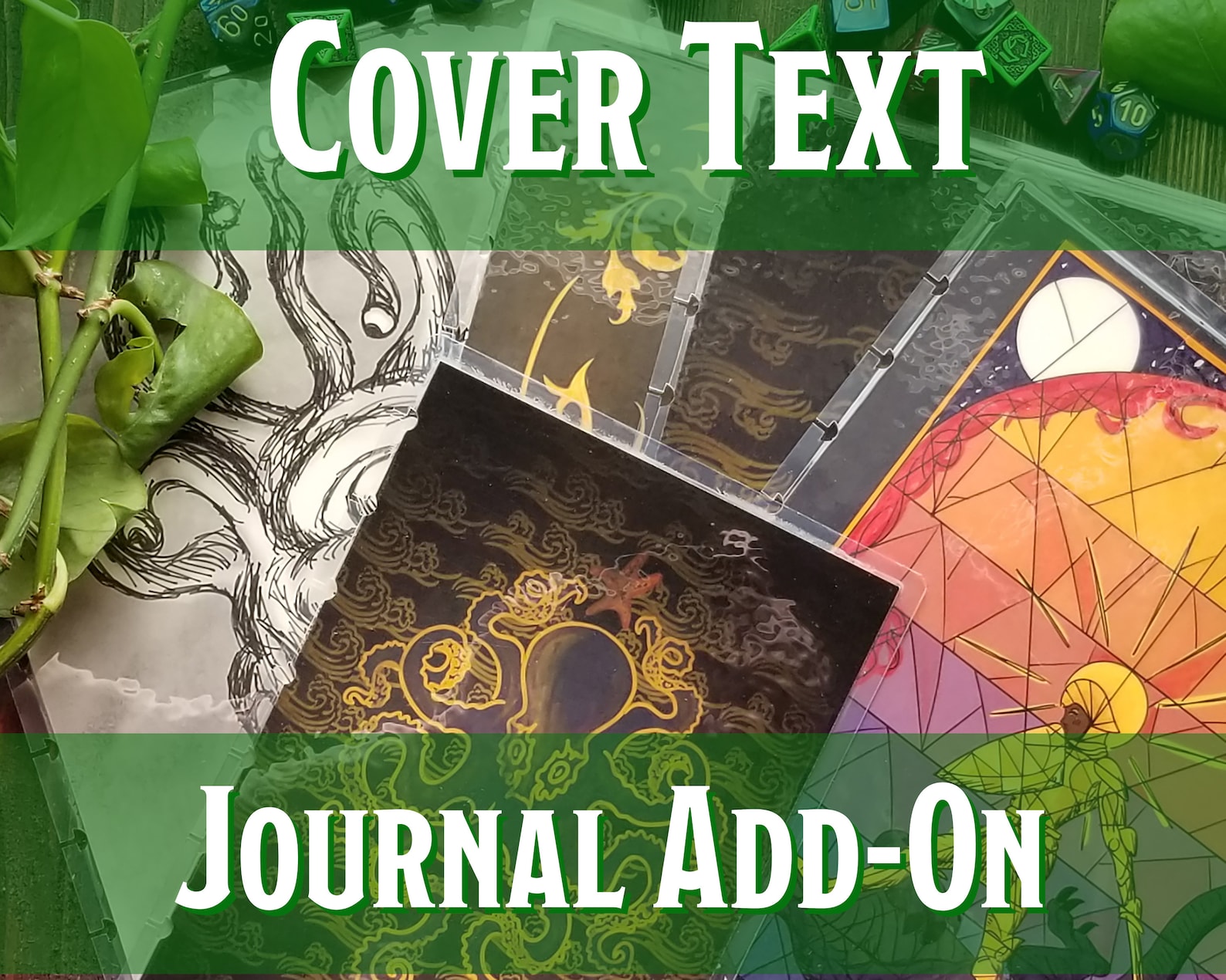 Add Text to the Cover of Your Journal | Handmade Custom Discbound ...
