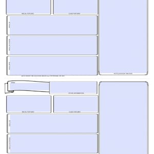 D&D Mini Character Sheet Non-caster | Printable Fillable PDF| Dungeons ...