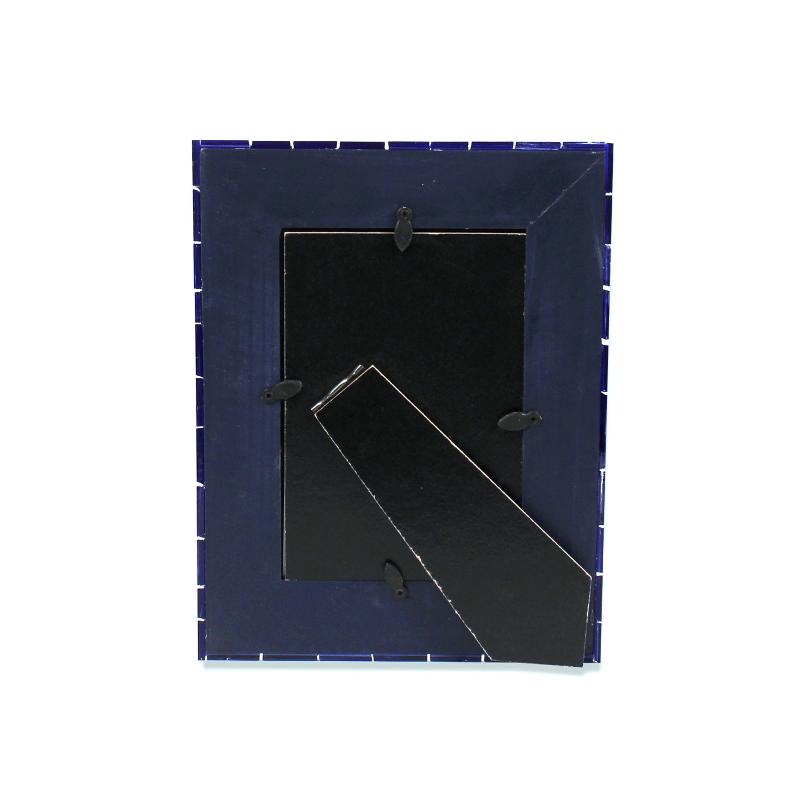 Blue Picture Frame in Stained Glass Tiles 5x7 Frame or 4x6 | Etsy