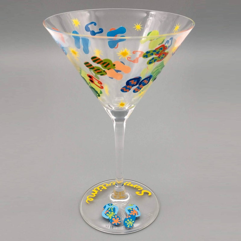 Flip Flop Glass - Etsy