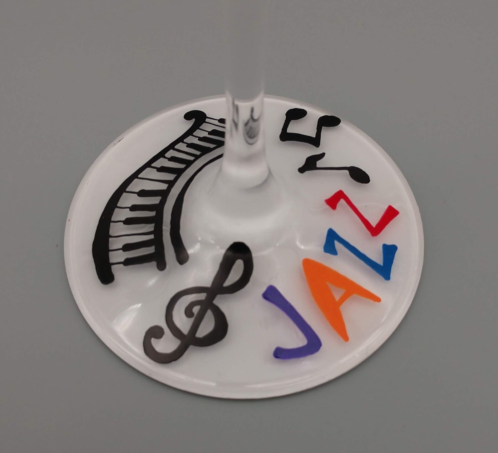 Jazz Themed Martini Glass Hand Painted Music Saxophone | Etsy