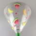 Melon Themed Martini Glass - Hand Painted - Watermelon, Fruit, Cocktail ...
