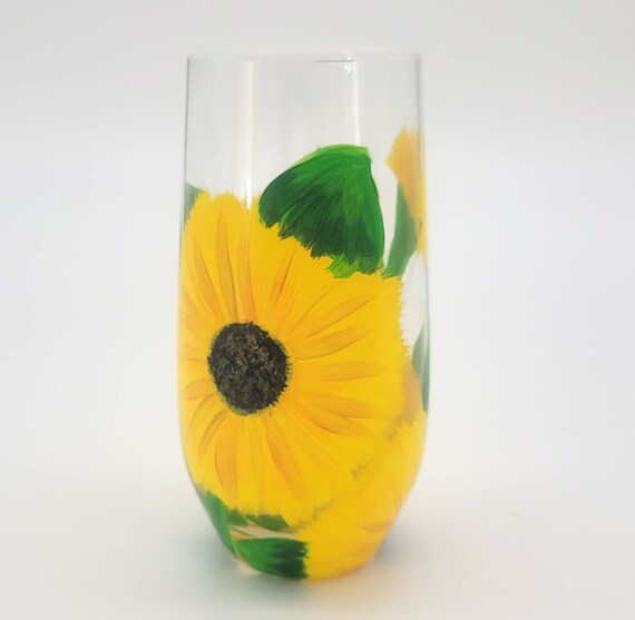 Drink & Barware Tumblers & Water Glasses Hand Painted Spring and Summer ...