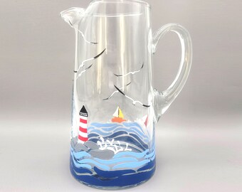 Sailboat Water Pitcher | Etsy