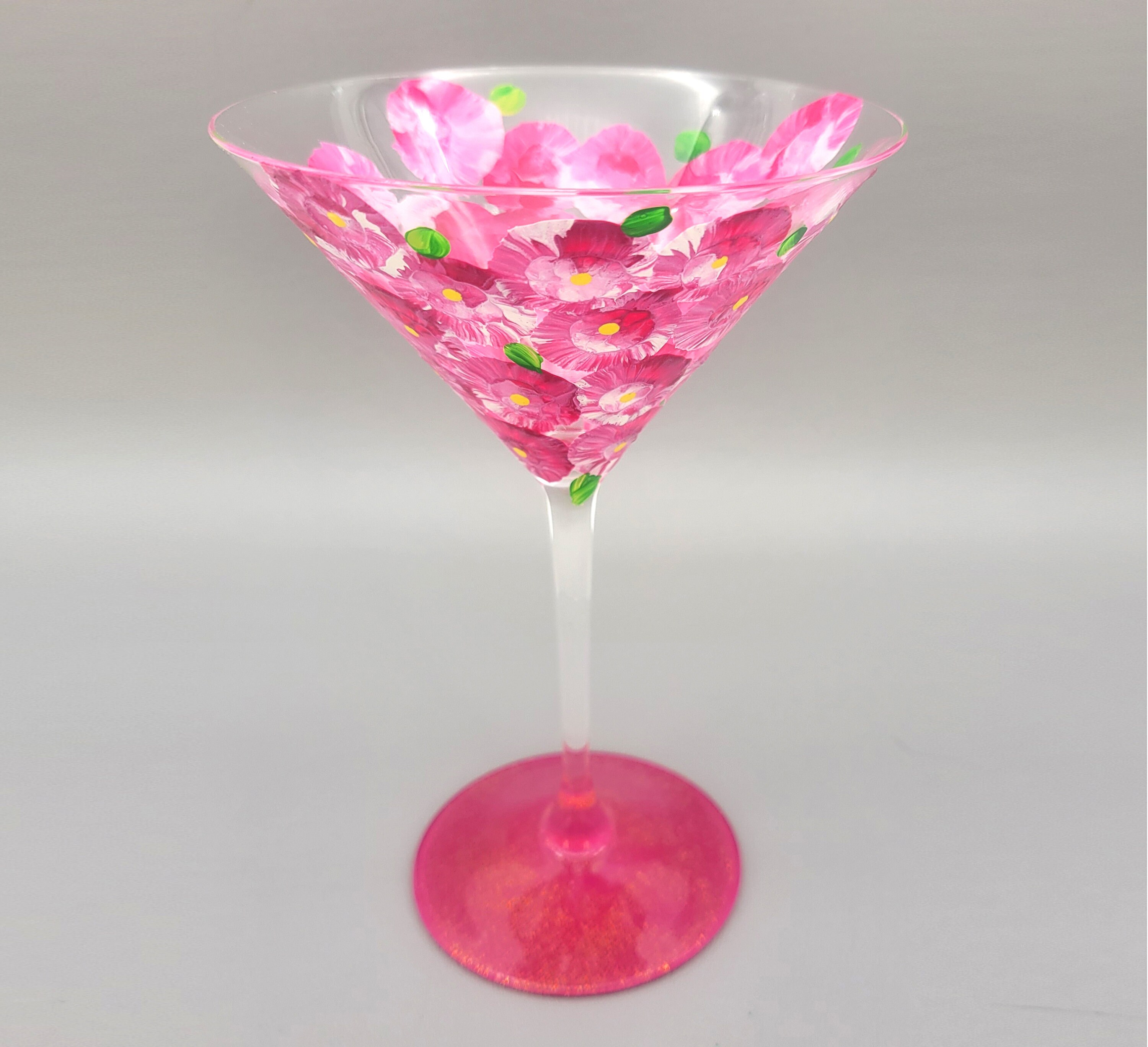 Pink Martini Glass