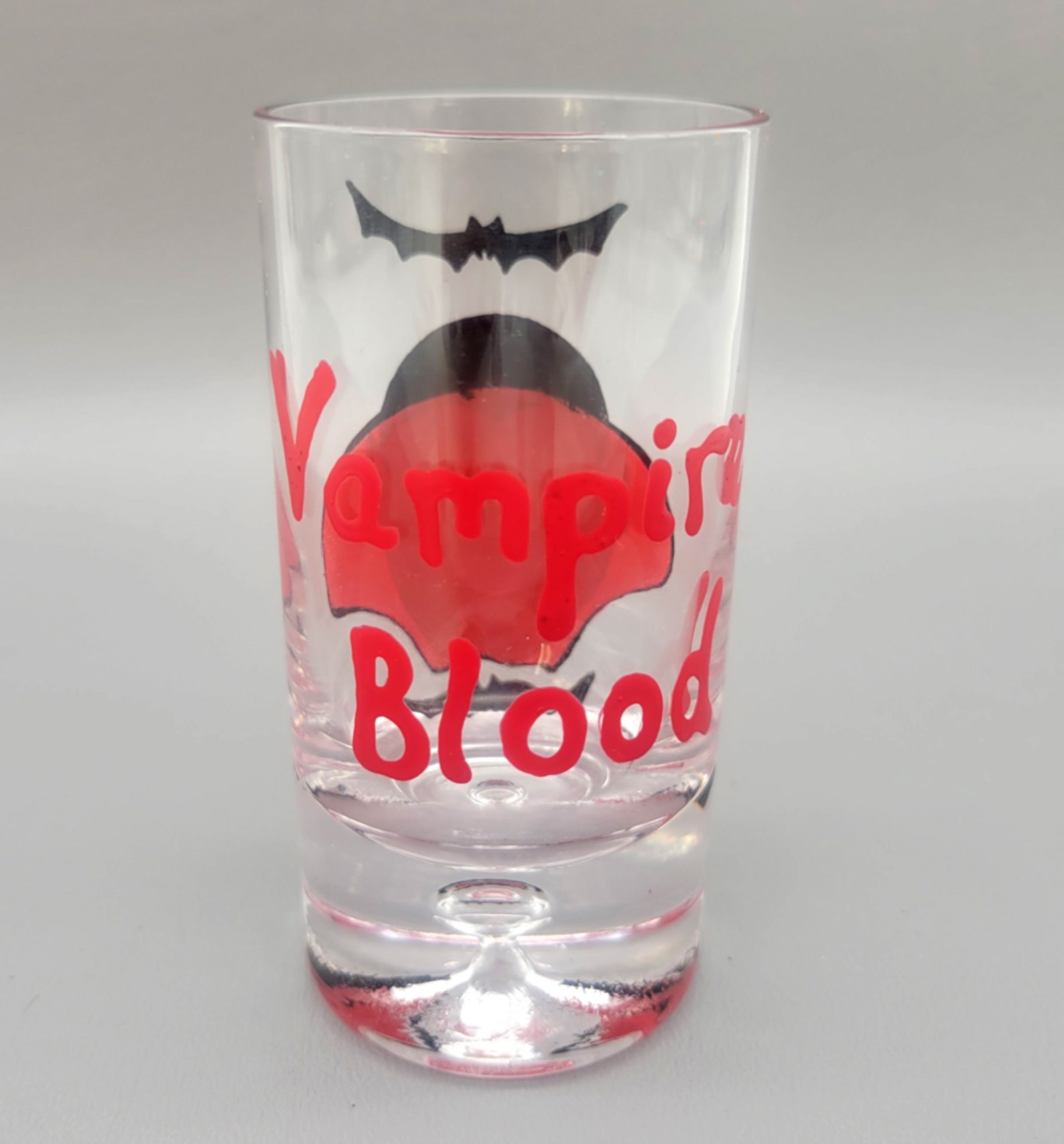 Set of 4 Large Halloween Shot Glasses - Frankenstein, Vampire, Witch ...