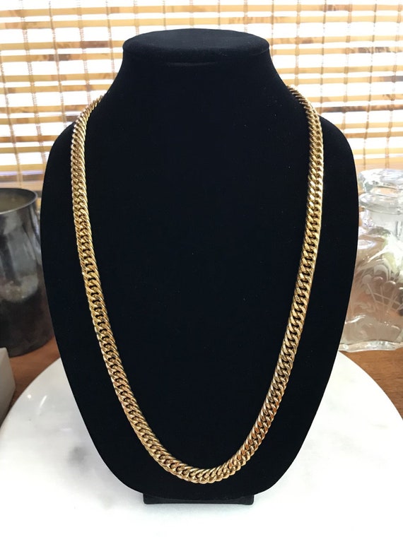 vintage gold chunky chain - Gem